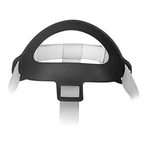 Zaracle Flexible Soft TPU Head Pad for Oculus Quest 2,Comfortable Head Strap Pad Head Cushion Reduce Head Pressure (Black)