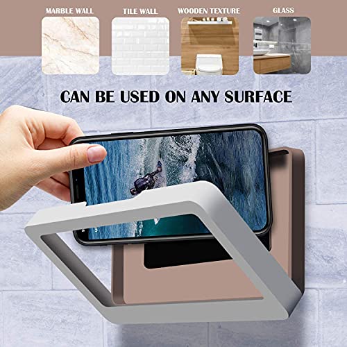 CANDI LONDON Shower Phone Holder Waterproof - Anti Fog & Touch Screen Shower Phone Case | High Definition Transparent Film Phone Shower Holder with 5 mm Sponge Support