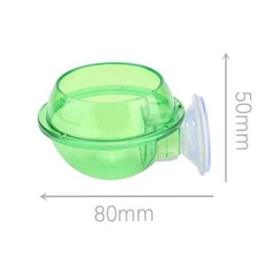 NA Reptile Food Bowl Anti-Escape Chameleon Bowl Cup Reptile Feeder Translucent Home Pet Feeder Supplies Accessories for Tortoise Gecko Snakes Chameleon Iguana