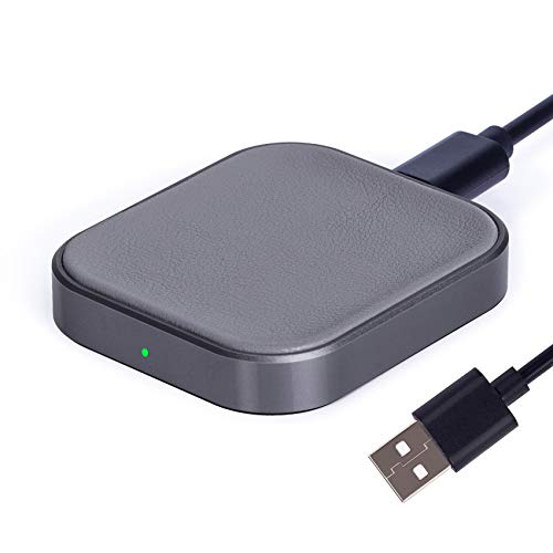 Airpod Charger, Wireless Charger for Airpod 3/Airpods/Airpods Pro, Wireless Charging Station for Airpods Pro Earpods Charger Pad for Airpods Earbuds Wireless Charger Dock for Apple Airpods 2 & 3-Grey