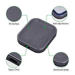 Airpod Charger, Wireless Charger for Airpod 3/Airpods/Airpods Pro, Wireless Charging Station for Airpods Pro Earpods Charger Pad for Airpods Earbuds Wireless Charger Dock for Apple Airpods 2 & 3-Grey