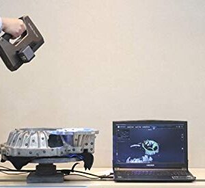 EinScan Pro HD Handheld 3D Scanner with Industrial Pack, Color Pack, Solid Edge Shining3D CAD Software, 0.2mm Resolution, 0.04mm Accuracy for Reverse Engineering, 3D Modeling, Art, Design, Healthcare