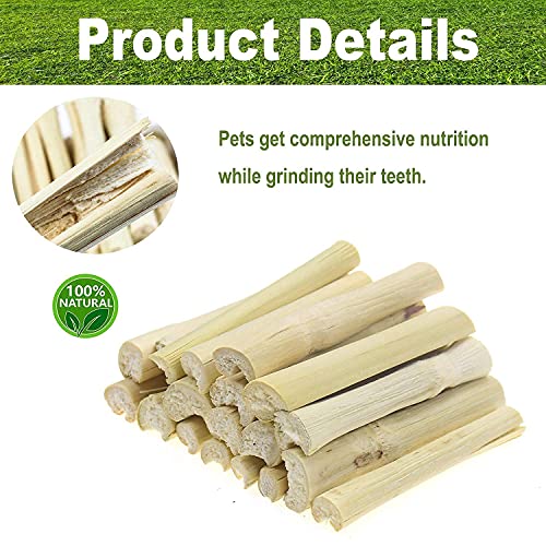 Chngeary 150g Small Animals Chew Toys Molar Sticks, Apple Sticks Timothy Hay Sticks Sweet Bamboo 3Types Combined for Rabbit Chinchilla Guinea Pigs Squirrel Hamster