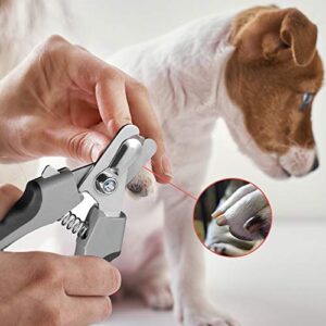 Tpotato Dog Nail Clippers, Dog Nail Trimmer Large Breed with Quick Sensor,Safari Professional cat Nail Clipper with Safety Guard and Nail File.