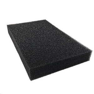 jih aquarium foam filter pad,16 x 10 x 2 inch cut to fit sponge filter media for fish tank,30ppi