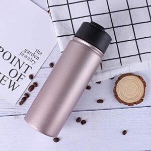 Infuser Travel Mug with Removable loose leaf Tea Strainer Bottle 18/8 Stainless Steel Insulated Tumbler Rosegold