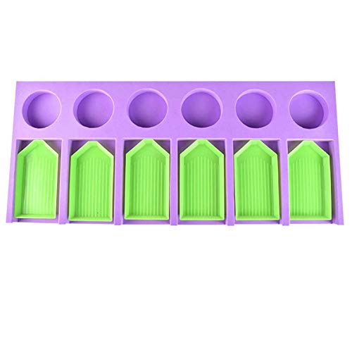 NUOMI 10 Pcs Bead Sorting Trays Plastic Diamond/Rhinestone Plates Triangle Shaped Tray Organizer for DIY, Crafts, Diamond Painting, Nail Art, Clear, Green, Blue, Purple