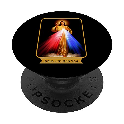 Divine Mercy Jesus I Trust In You Catholic PopSockets Swappable PopGrip