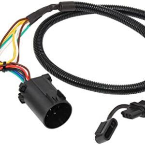 Oyviny Replacement 55384 USCAR 4-Pin Trailer Wiring Harness with USCAR 7 Way Connector 41 Inches Length Plug and Play Adapter