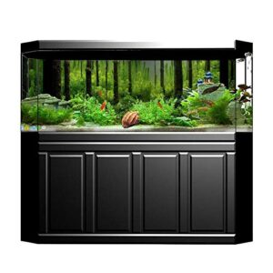 ciciglow Fish Tank Poster, Aquarium Background Sticker PVC Adhesive Underwater Forest for Aquarium(122 * 46cm)