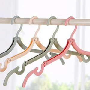 Foldable Plastic Hanger for Travel, Wardrobe Closet Underwear Socks Drying Rack Organizer