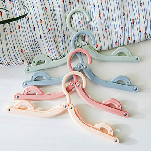 Foldable Plastic Hanger for Travel, Wardrobe Closet Underwear Socks Drying Rack Organizer