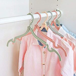 Foldable Plastic Hanger for Travel, Wardrobe Closet Underwear Socks Drying Rack Organizer