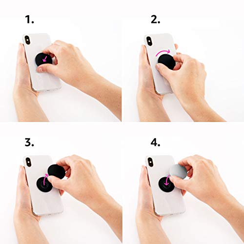 Checker Black PopSockets Swappable PopGrip