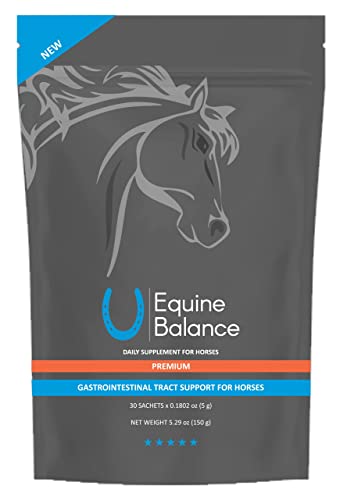 Equine Balance Premium Daily Supplement for Horses | Organic Advanced Bio-Nano Technology to Support Digestive Health | Improves Stamina | Immunity and Joint Support | 30 Day Supply | 5 oz