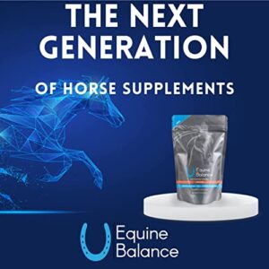 Equine Balance Premium Daily Supplement for Horses | Organic Advanced Bio-Nano Technology to Support Digestive Health | Improves Stamina | Immunity and Joint Support | 30 Day Supply | 5 oz