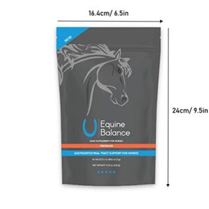 Equine Balance Premium Daily Supplement for Horses | Organic Advanced Bio-Nano Technology to Support Digestive Health | Improves Stamina | Immunity and Joint Support | 30 Day Supply | 5 oz