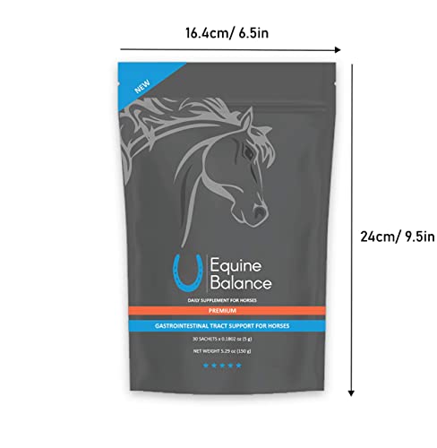 Equine Balance Premium Daily Supplement for Horses | Organic Advanced Bio-Nano Technology to Support Digestive Health | Improves Stamina | Immunity and Joint Support | 30 Day Supply | 5 oz