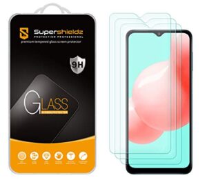 (3 pack) supershieldz designed for samsung galaxy a32 5g tempered glass screen protector, anti scratch, bubble free