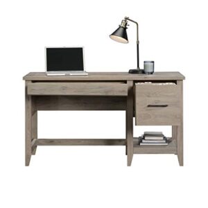 Sauder Summit Station Desk, L: 52.09" x W: 19.29" x H: 29.02", Laurel Oak Finish