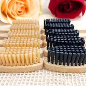 Goaycer Bamboo Toothbrush Medium Bristle, 10Pcs Biodegradable Bulk Wooden Toothbrushes