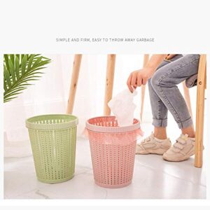 Hosaire. Waste Basket Trash Can Kitchen Waste Basket with Cover for Bathroom Home Office Dorm Kids Room 1 Pcs