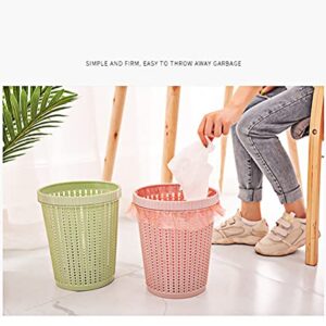 Hosaire Waste Basket Trash Can Kitchen Waste Basket with Cover for Bathroom Home Office Dorm Kids Room 1 Pcs