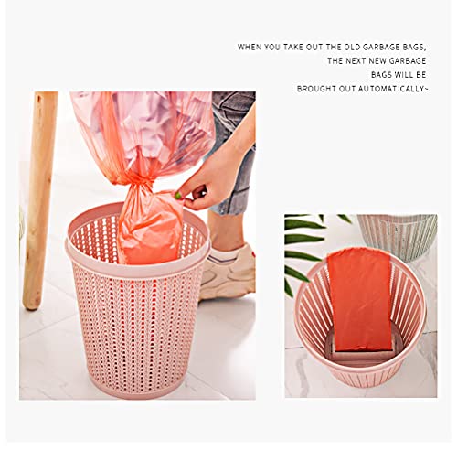 Hosaire Waste Basket Trash Can Kitchen Waste Basket with Cover for Bathroom Home Office Dorm Kids Room 1 Pcs