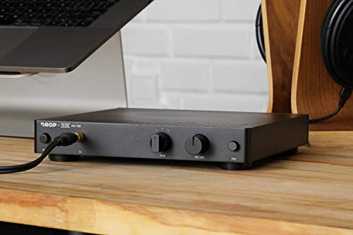 Drop THX AAA ONE Headphone Amplifier - Desktop Amp with Single-Ended RCA Inputs and Preamp Output, Black