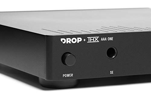 Drop THX AAA ONE Headphone Amplifier - Desktop Amp with Single-Ended RCA Inputs and Preamp Output, Black