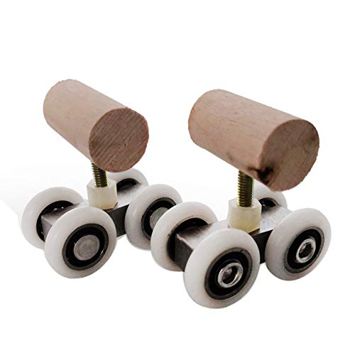 Mini Roller Skates for Parrot Double Row Toy Pet Intelligence Training Kit Supplies for Smaller Parrot