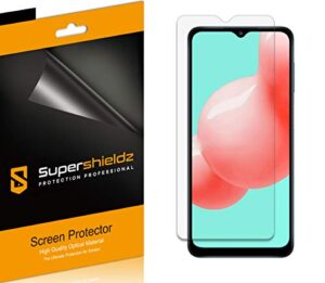 (6 pack) supershieldz designed for samsung galaxy a32 5g screen protector, high definition clear shield (pet)