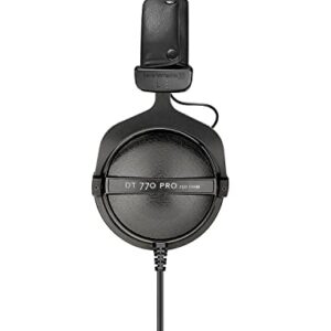 beyerdynamic DT 770 PRO Headphones (250 Ohm) Bundle with Compact 4-Channel Stereo Headphone Amplifier (2 Items)