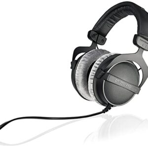 beyerdynamic DT 770 PRO Headphones (250 Ohm) Bundle with Compact 4-Channel Stereo Headphone Amplifier (2 Items)