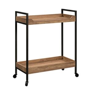 sauder north avenue cart, l: 32.76" x w: 17.28" x h: 36.02", sindoori mango finish