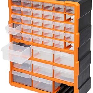 Amazon Basics Wall Mount Hardware and Craft Storage Cabinet Drawer Organizer 78 Drawers