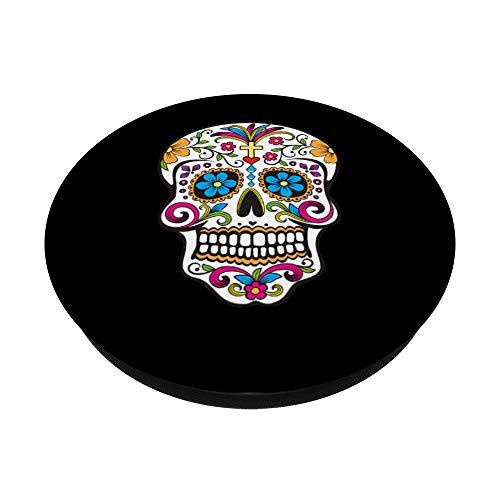 Day of the Dead Sugar Skull PopSockets PopGrip: Swappable Grip for Phones & Tablets