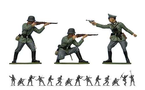 Airfix Vintage Classics WWII German Infanty 1:32 WWII Military Diorama Plastic Model Figures A02702V