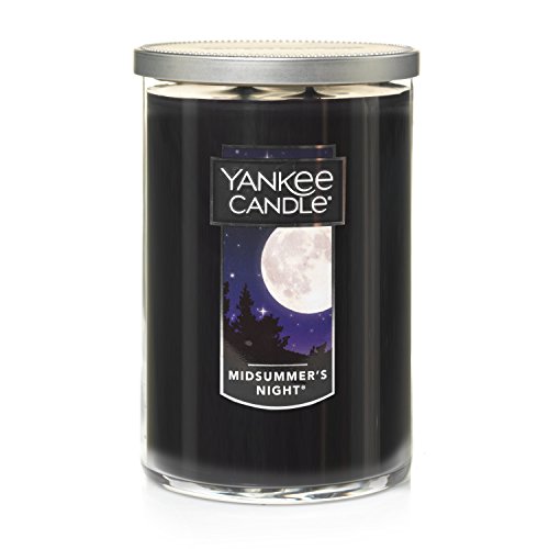 Yankee Candle Large 2-Wick Tumbler Candle, MidSummer's Night & Large Jar Candle Balsam & Cedar