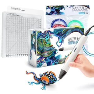 mynt3d pro 3d pen + 10 color pla + designpad mat kit