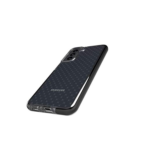 tech21 Evo Check Phone Case for Samsung S21 5G -12 ft. Drop Protection, Smokey/Black