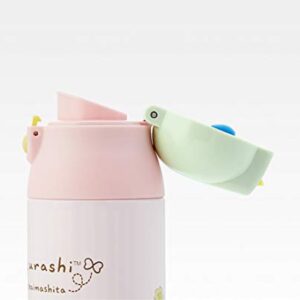 Skater SDPC5 Mug Bottle, 16.2 fl oz (490 ml), Hot and Cold Retention, Stainless Steel Water Bottle, Sumikko Gurashi Cat Soda