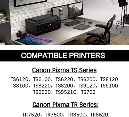 NEXTPAGE CLI-281XXL Cyan Ink Replacement for Canon CLI 281 CLI-281 CLI-281 XXL Cyan Ink Cartridges Work with Pixma TS6120 TS8120 TR7520 TR8520 TS9120 TS6220 TS8220 TS9520 TS9521C, CLI 281 C 2 Pack