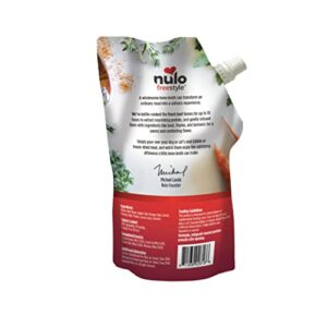 Nulo Freestyle Bone Broth, Premium Food Topper for Cats and Dogs, with Collagen and Chondroitin Sulfate to Help Boost The Quality of Your Pet’s Coat and Skin, 20 FL Oz Pouch