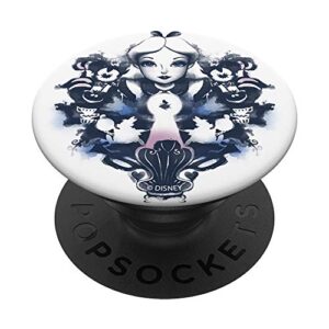 disney alice in wonderland alice rorschach portrait popsockets swappable popgrip