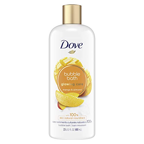 Dove Nourishing Secrets Bubble Bath Scented to Pamper & Indulge Mango & Almond Leaves Skin Feeling Soft & Smooth 23 Oz