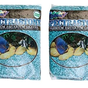 Spectrastone Special Turquoise Aquarium Gravel for Freshwater Aquariums, 5-Pound Bag 2 Pack