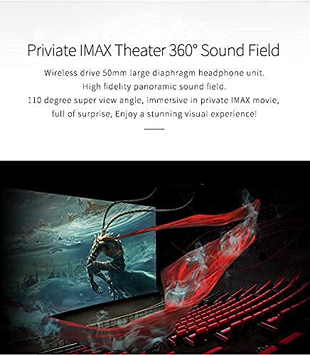 3D Virtual Reality VR Headset with Wireless Remote Control, VR Goggles/Glasses for IMAX Movies & Play Games, Compatible for Android iOS iPhone 12 11 Pro Max Mini X R S 8 7 Samsung 4.7-6.2" Cellphone