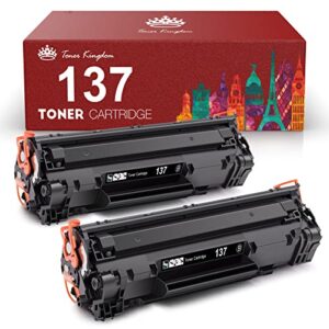 toner kingdom compatible toner cartridge replacement for canon 137 crg137 imageclass d570 mf236n lbp151dw mf247dw mf249dw mf232w mf242dw mf244dw mf216n mf227dw mf212w laser printer ink(black, 2-pack)