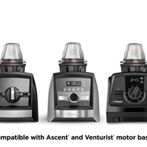 Vitamix A3300 Ascent Series Smart Blender, Professional-Grade, 64 oz. Low-Profile Container, Black Diamond, Full Size & Ascent Series Blending Bowls, 8 oz. with SELF-DETECT, Clear - 66192